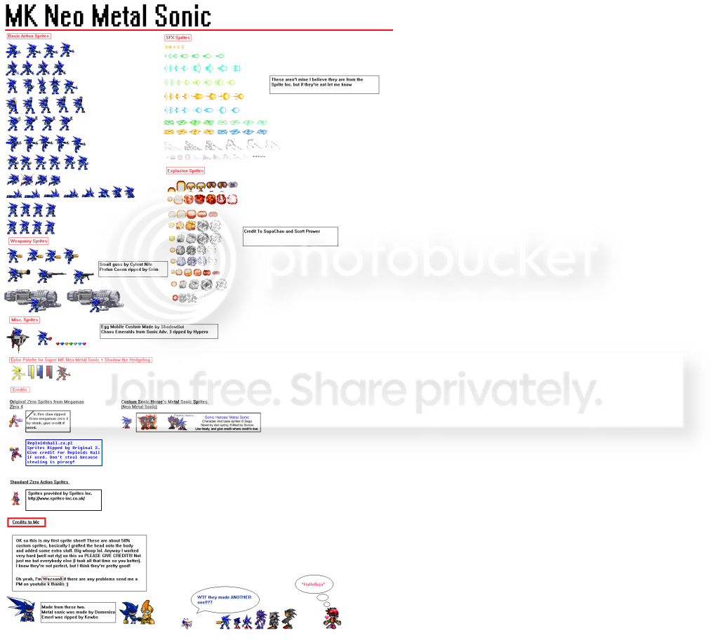 Neo Metal Shadow Sprite